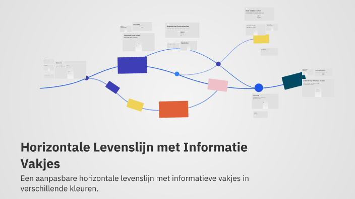 Horizontale Levenslijn met Informatie Vakjes by Stephanie van Dongen on ...