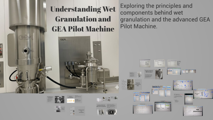 Understanding Wet Granulation and GEA Pilot Machine by Qusai Al-Hamami ...