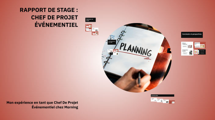 RAPPORT DE STAGE : CHEF DE PROJET ÉVÉNEMENTIEL by Jeremy Lemoine on Prezi