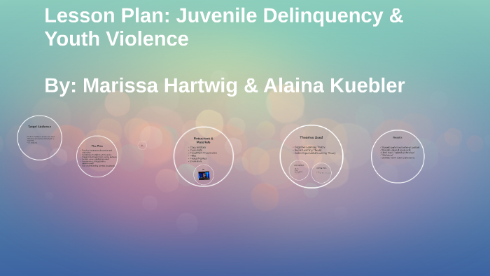 Lesson Plan: Juvenile Delinquency & Youth Violence by Marissa Hartwig on Prezi
