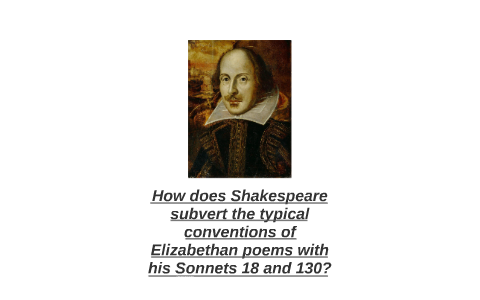 How does Shakespeare subvert the typical conventions of Elizabethan ...