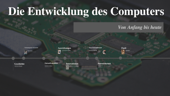 Die Entwicklung des Computers by Daniel Handel on Prezi