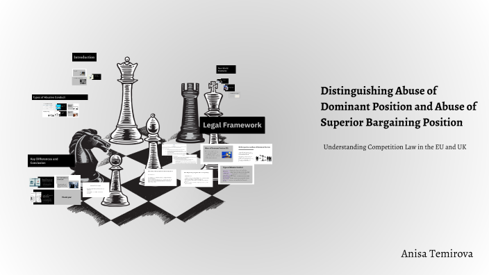 Distinguishing Abuse of Dominant Position and Abuse of Superior ...
