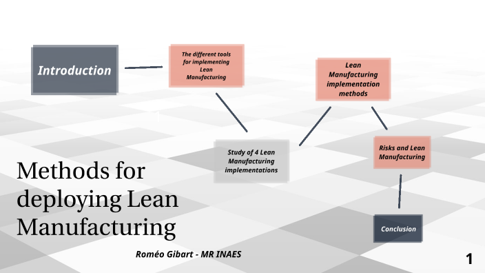 Methods for deploying lean in manufacturing by Roméo Gibart on Prezi