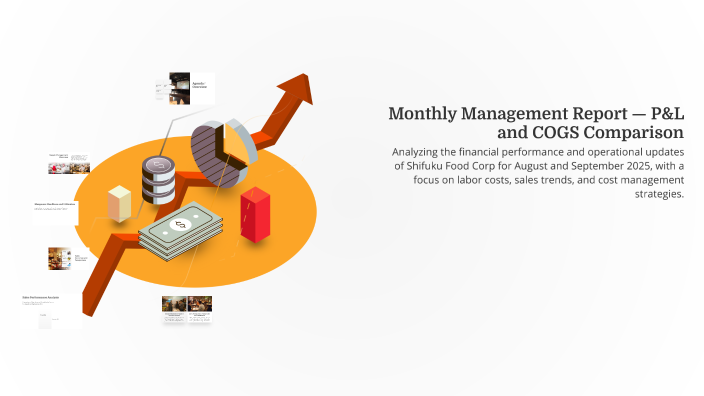 Monthly Management Report — P&L and COGS Comparison by John Carlo ...