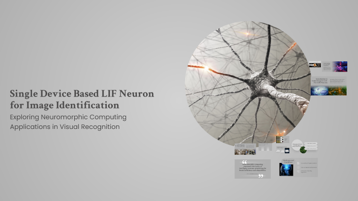 Single Device Based LIF Neuron for Image Identification by Faisal ...