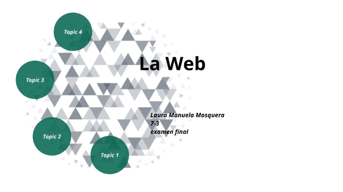 web by laura manuela mosquera vela on Prezi