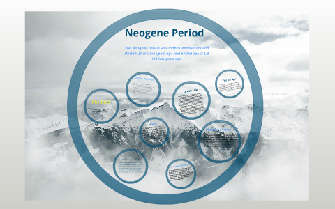Neogene Period by Nataly Argueta on Prezi
