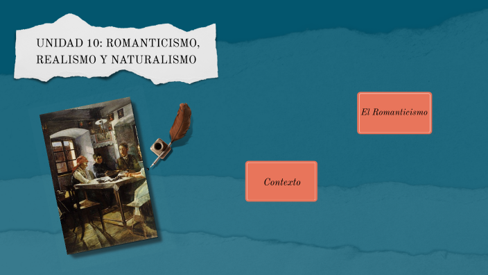 UNIDAD 10: ROMANTICISMO, REALISMO Y NATURALISMO by Andreu Genovard ...