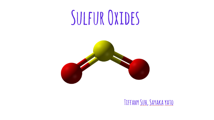 Sulfur Oxides by on Prezi