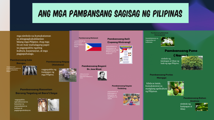 Ang mga Pambansang Sagisag ng Pilipinas by Marjie S. Bastismo on Prezi