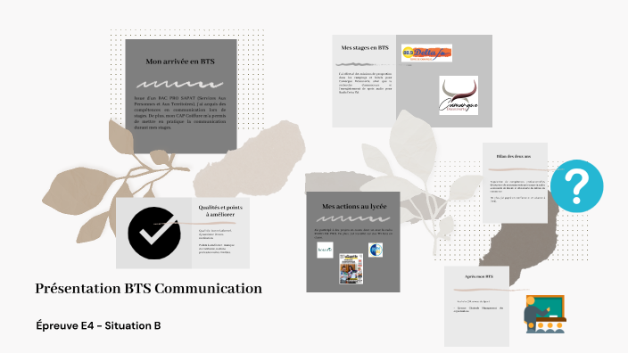 Présentation BTS Communication by Bertille CHALAYER on Prezi