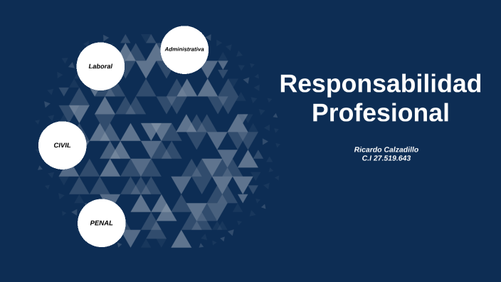 Responsabilidad profesional by Ricardo on Prezi