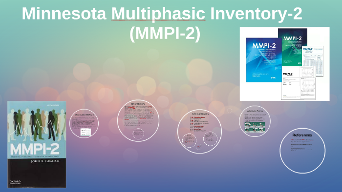 Minnesota Multiphasic Inventory-2 by Ashley Goodman