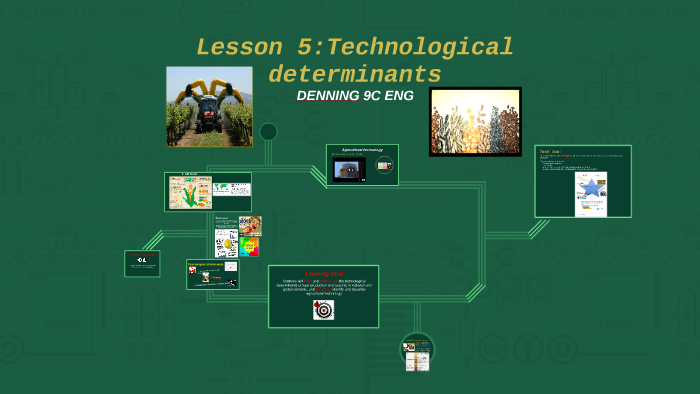 Lesson 5:Technological determinants of food production and s by Rachel ...
