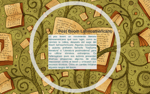El pos boom un movimiento literario latinoamericano que tuvo by ...