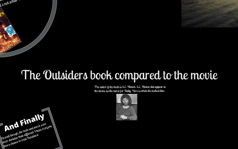 The Outsiders book compared to the Outsiders movie. by Alison DeVore on ...