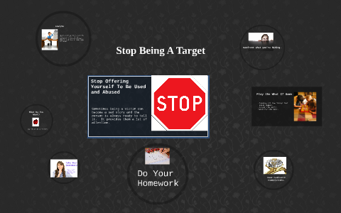Stop Being A Target by Theresa Franklin