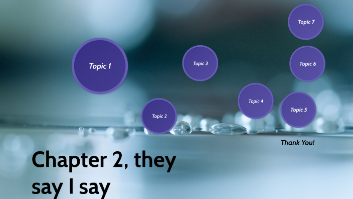 They Say, I say Chapter 2 notes by Milam Phills on Prezi
