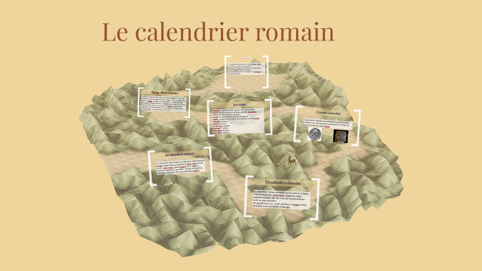 Le calendrier romain by Mathilde Lol on Prezi