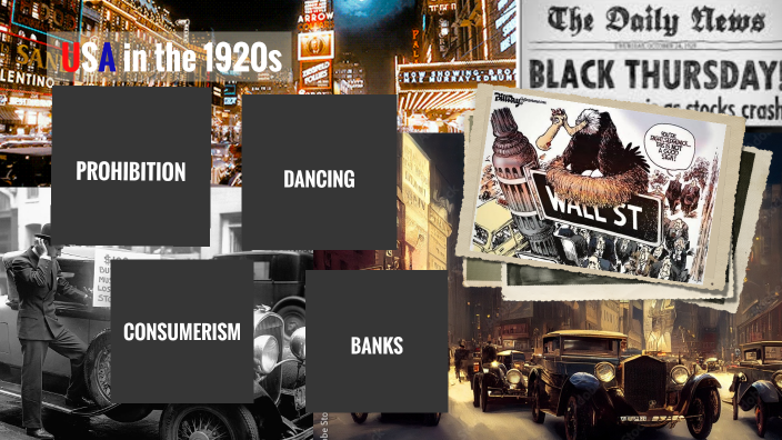The Roaring 20s in USA and the Wall Street crash by shushuArc on Prezi