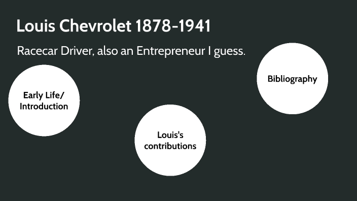 Louis Chevrolet by Daniel Montez on Prezi