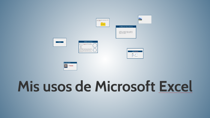 Mis usos de Microsoft Excel by Ramon Alarcon Maureira on Prezi