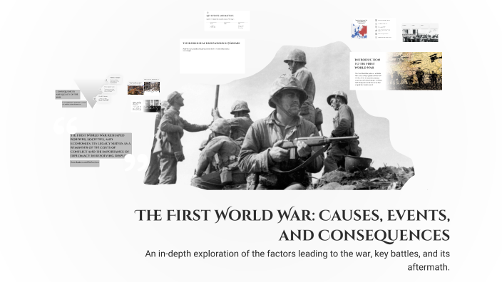 The First World War: Causes, Events, and Consequences by Djordje Elcic ...