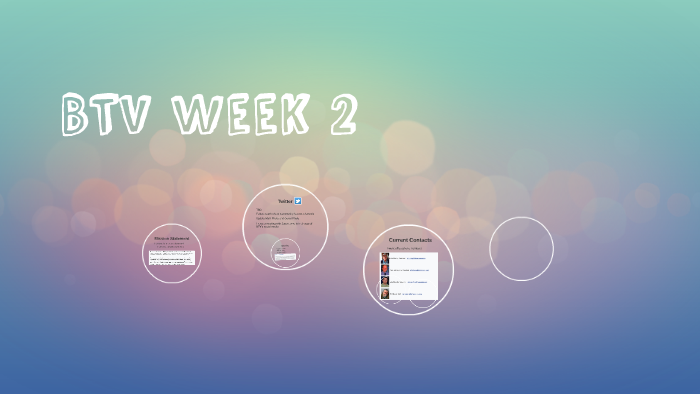 BTV Week 2 by Stephanie Dawber on Prezi