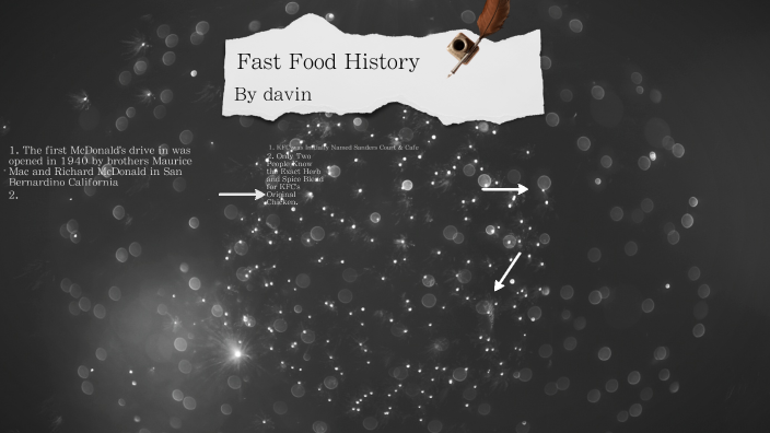 Fast Food History by Davin K on Prezi