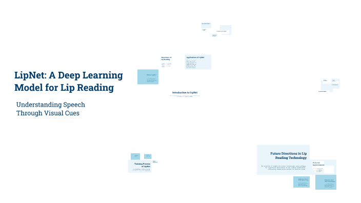 LipNet: A Deep Learning Model for Lip Reading by Sireesha M on Prezi