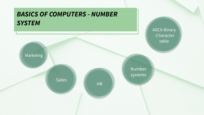 ( BASICS OF COMPUTERS - NUMBER SYSTEM ) by Haya Alhammadi on Prezi