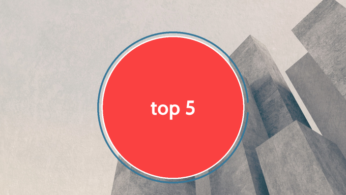 Mon top 5 by gabriel dallaire on Prezi