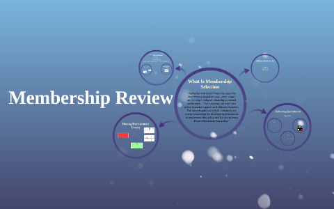 Membership Review by on Prezi