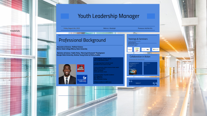 PSY Youth Leadership Program Manager by Mahlon Randolph on Prezi
