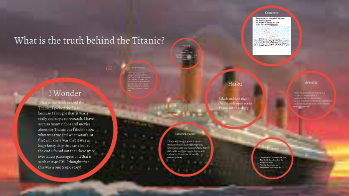 My Titanic Poems by Elianna Serratos on Prezi