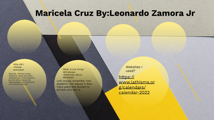 MARICELA CRUZ by Leonardo Zamora Jr on Prezi