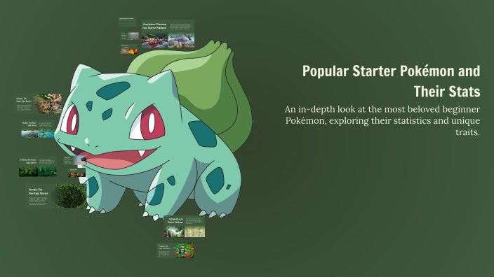 Popular Starter Pokémon and Their Stats by Landon Isog on Prezi