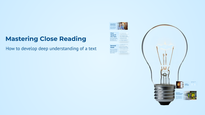 Mastering Close Reading: Techniques and Strategies by Jessie Pena on Prezi