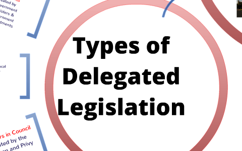 Types of Delegated Legislation by Claire Barrington on Prezi