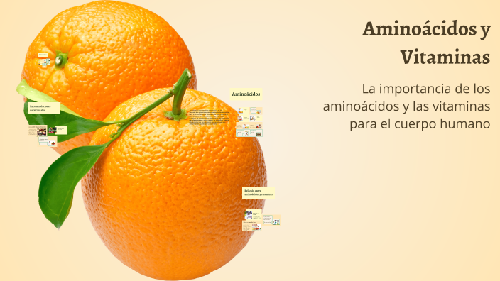 Aminoácidos y Vitaminas by lucy brito on Prezi