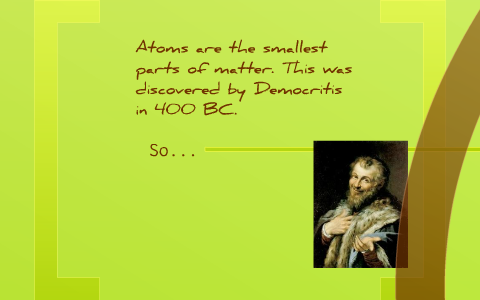 The History of the Atom by Rhett Lawson on Prezi