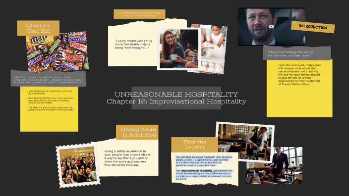 UNREASONABLE HOSPITALITY Chapter 18: Improvisational Hospitality by ...