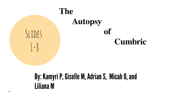 Autopsy of Dead Language: Cumbric by KaMyri Provo on Prezi