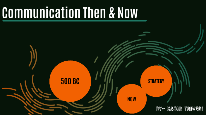 Communication Then & Now by Kabir Trivedi on Prezi