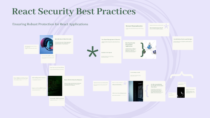 React Security Best Practices by Alessio Battisti on Prezi