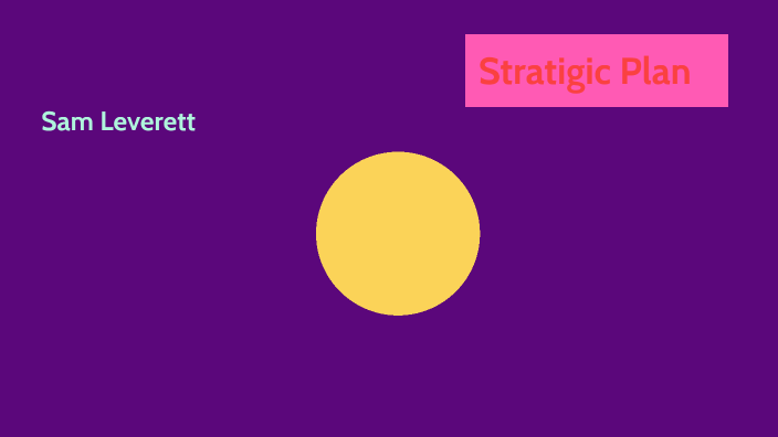 Stratigic Plan by sam leverett on Prezi