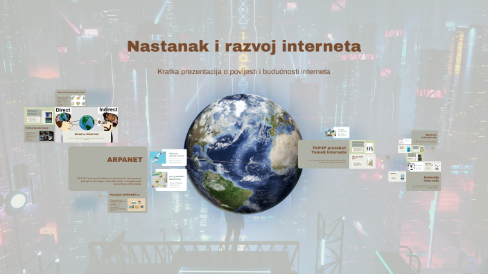 Nastanak i razvoj interneta by Nikolina Ećimović on Prezi