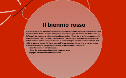 Il biennio rosso by Sabrina Serrone on Prezi