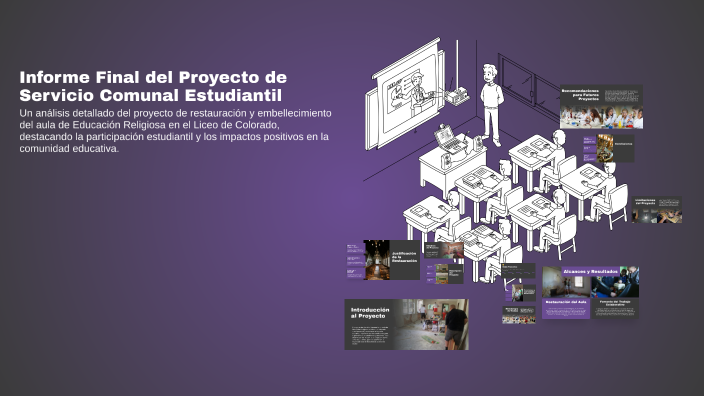 Informe Final del Proyecto de Servicio Comunal Estudiantil by José ...